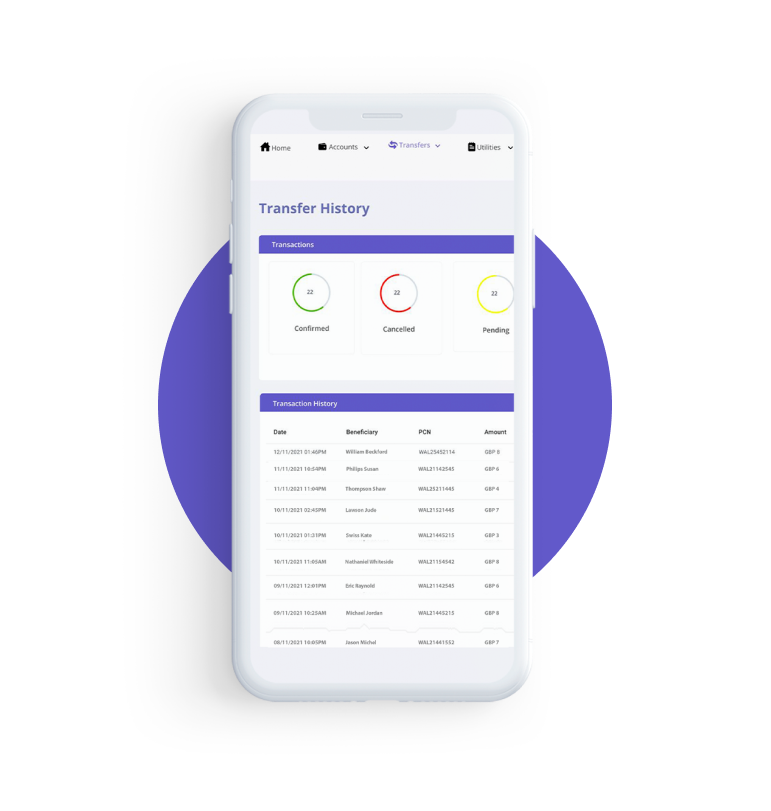 Money transfer Application